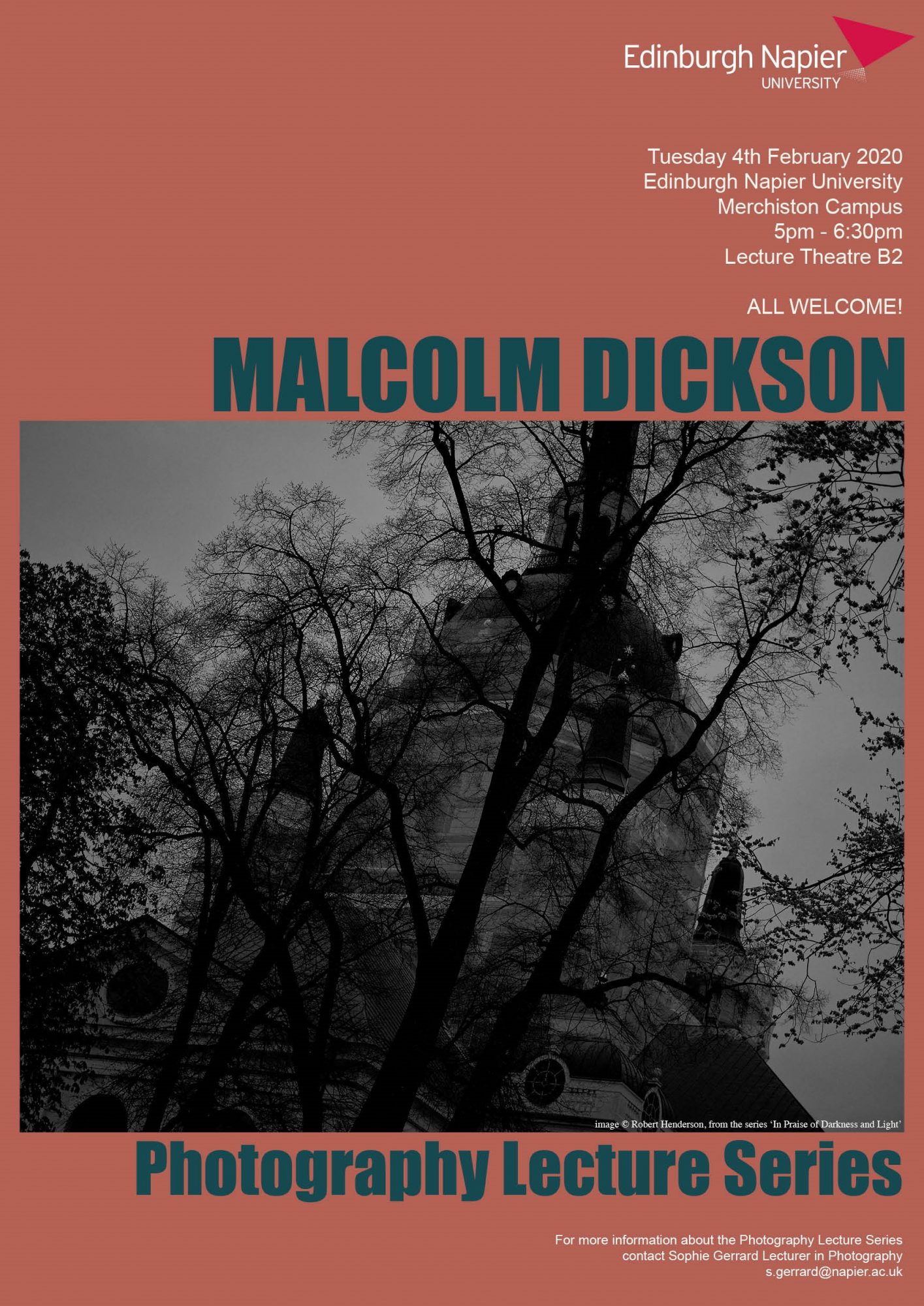Photography Lecture Series: Malcolm Dickson - Photography Networks Scotland